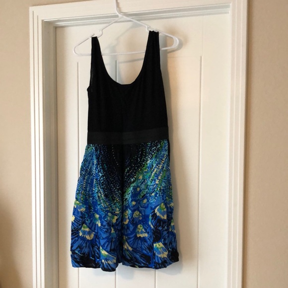Snap | Dresses | Snap Dress Sz Medium Above The Knee Blackmulti | Poshmark